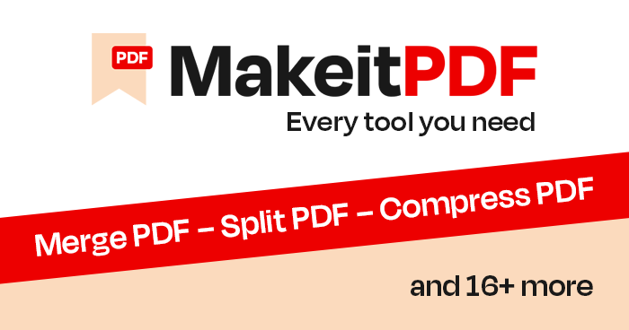 MakeitPDF - Online PDF Editor & Converter